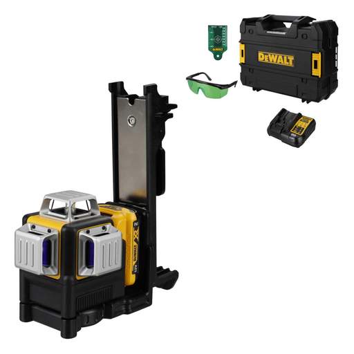 DeWALT DCE089D1G-GB 12V 3 x 360° Green Multi Line Laser Level ...
