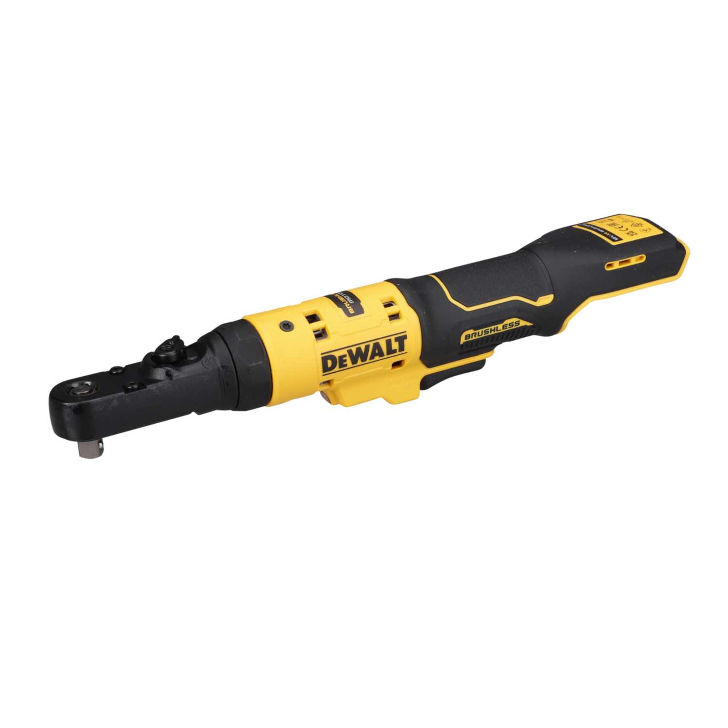 DeWALT DCF500N-XJ 12V XR Brushless ¼ & ⅜'' Sealed Head Ratchet (Body ...