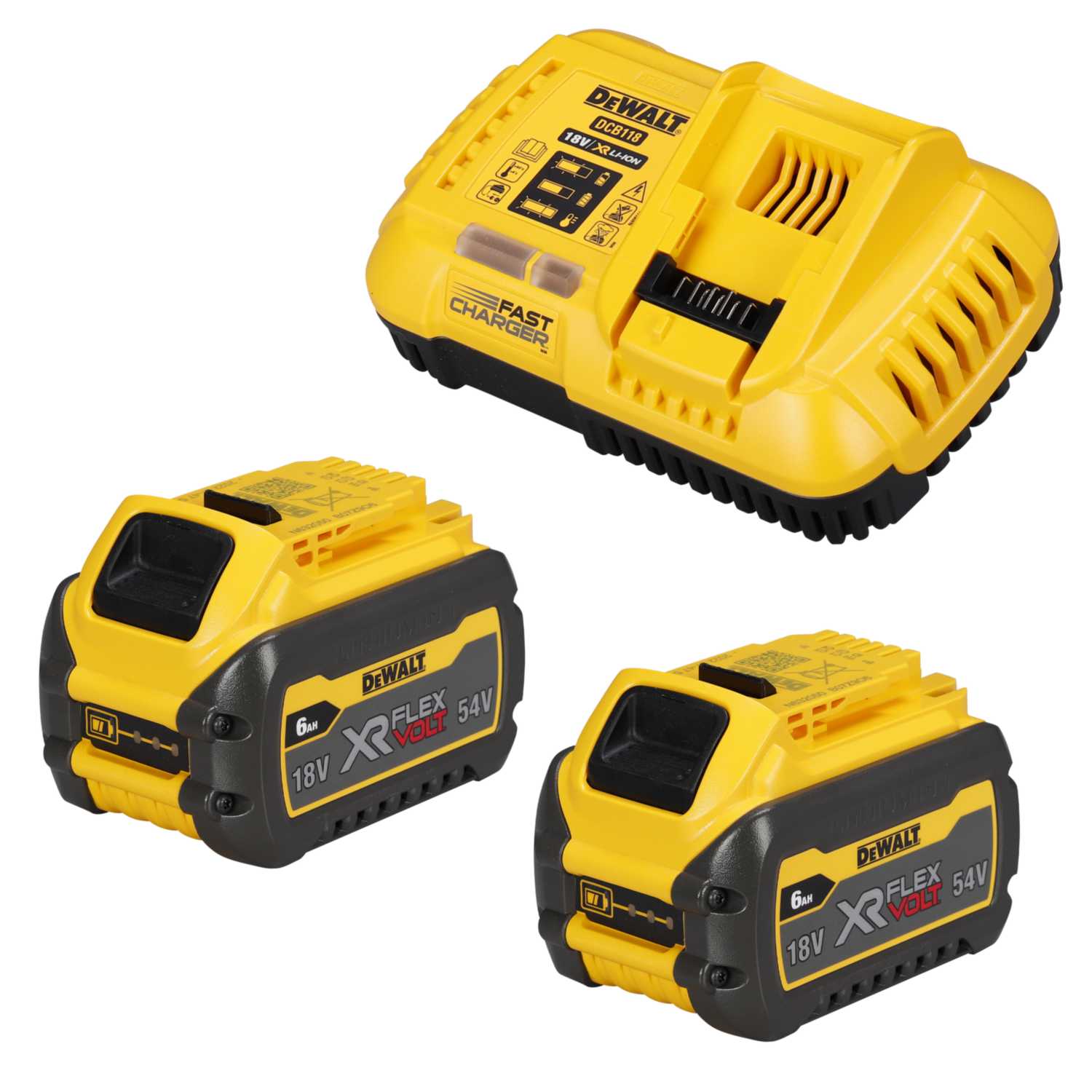 DeWALT DCG200T2-GB 54V XR FLEXVOLT Wall Chaser with 2 x 6.0Ah Batteries ...