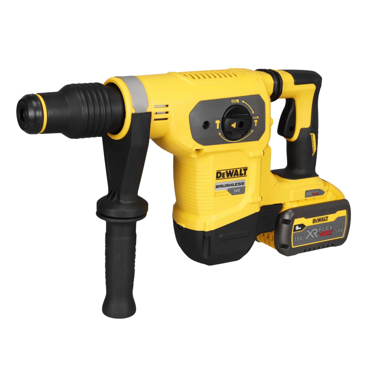 DeWALT DCH481X2-GB 54V XR FLEXVOLT SDS Max Hammer Drill with 2 x 9.0Ah ...