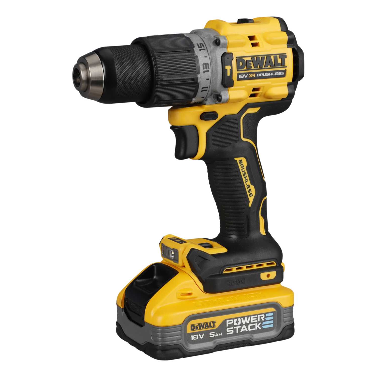DeWALT DCK2050H2T-GB 18V XR Combi and Impact Driver with 2 x 5.0Ah POWERSTACK Batteries ...