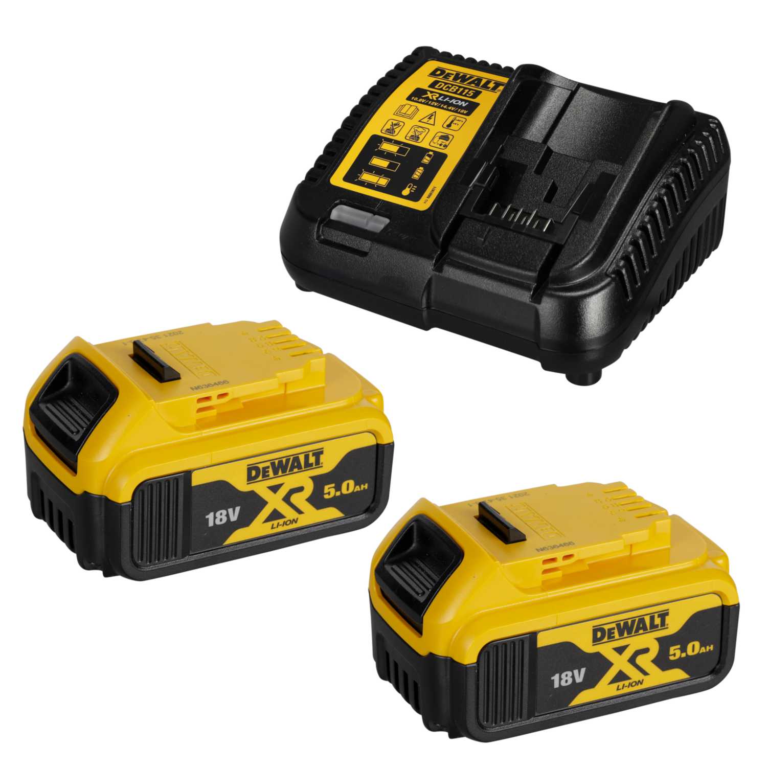 DeWALT DCK266P2-GB 18V XR Compact Hammer Drill and Impact Driver Kit ...