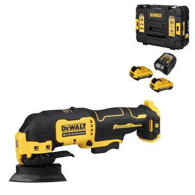 DeWALT DCS353D2-GB 12V XR Cordless Multi Tool with 2 x 2.0Ah Batteries ...
