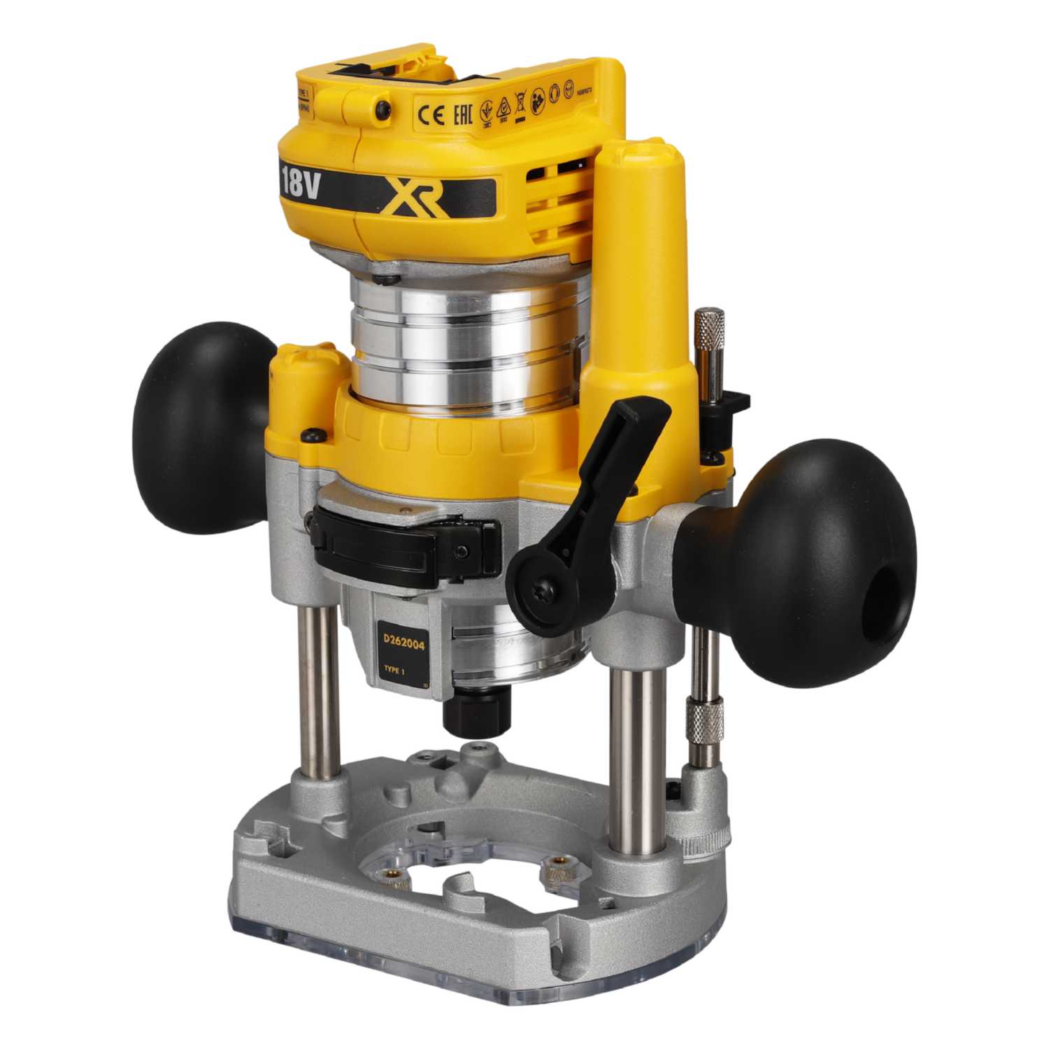 DeWALT DCW604NT-XJ 18V XR (1/4') 8mm Router (Body Only) (DCW604NT-XJ) | CEF