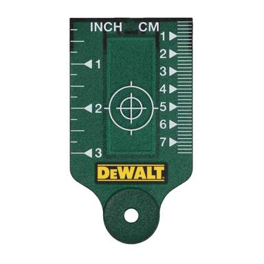 DeWALT DE0730G-XJ Laser Target Card Green (DE0730G-XJ) | CEF