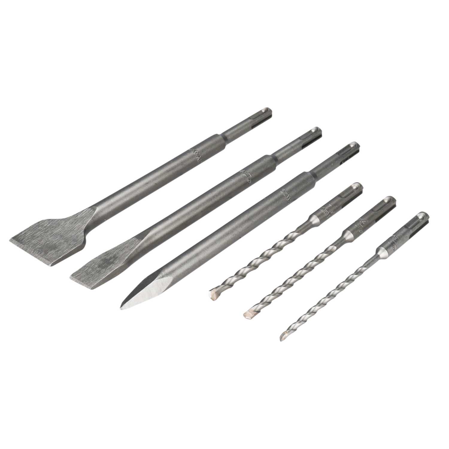 DeWALT DT60331-QZ 6 Piece SDS+ Drill and Chisel Bit Set (DT60331-QZ) | CEF