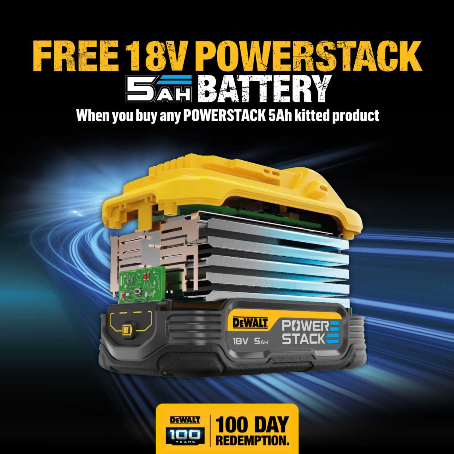 DeWALT DCH273H2T-GB 18V XR SDS+ Hammer Drill with 2 x 5.0Ah POWERSTACK ...