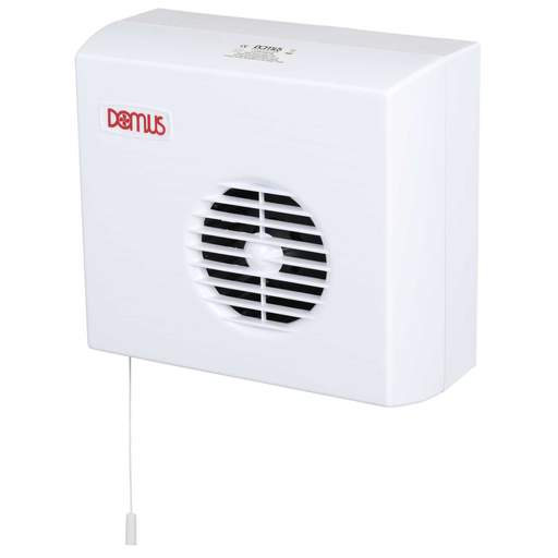 Domus Ventilation 100mm 4" Centrifugal Fan with Pullcord, Humidistat ...