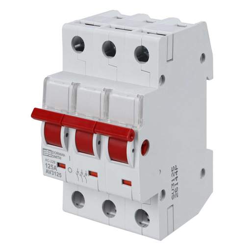 Dorman Smith Loadlimiter 125A Triple Pole Switch Disconnector Isolator ...