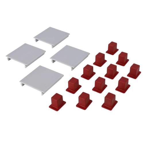 Dorman Smith 4 x 3 Pole MCB Blanks plus 12 x Busbar Terminal Blanks ...