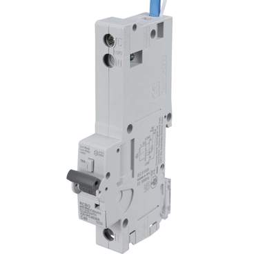 Dorman Smith Loadlimiter 40A Single Pole 1 Module C Curve 10kA 30mA Type A RCBO (KR1PC4030A) | CEF