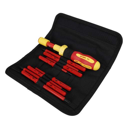Draper Tools 9 Piece XP1000 VDE Interchangeable Torque Screwdriver Set (65372) | CEF