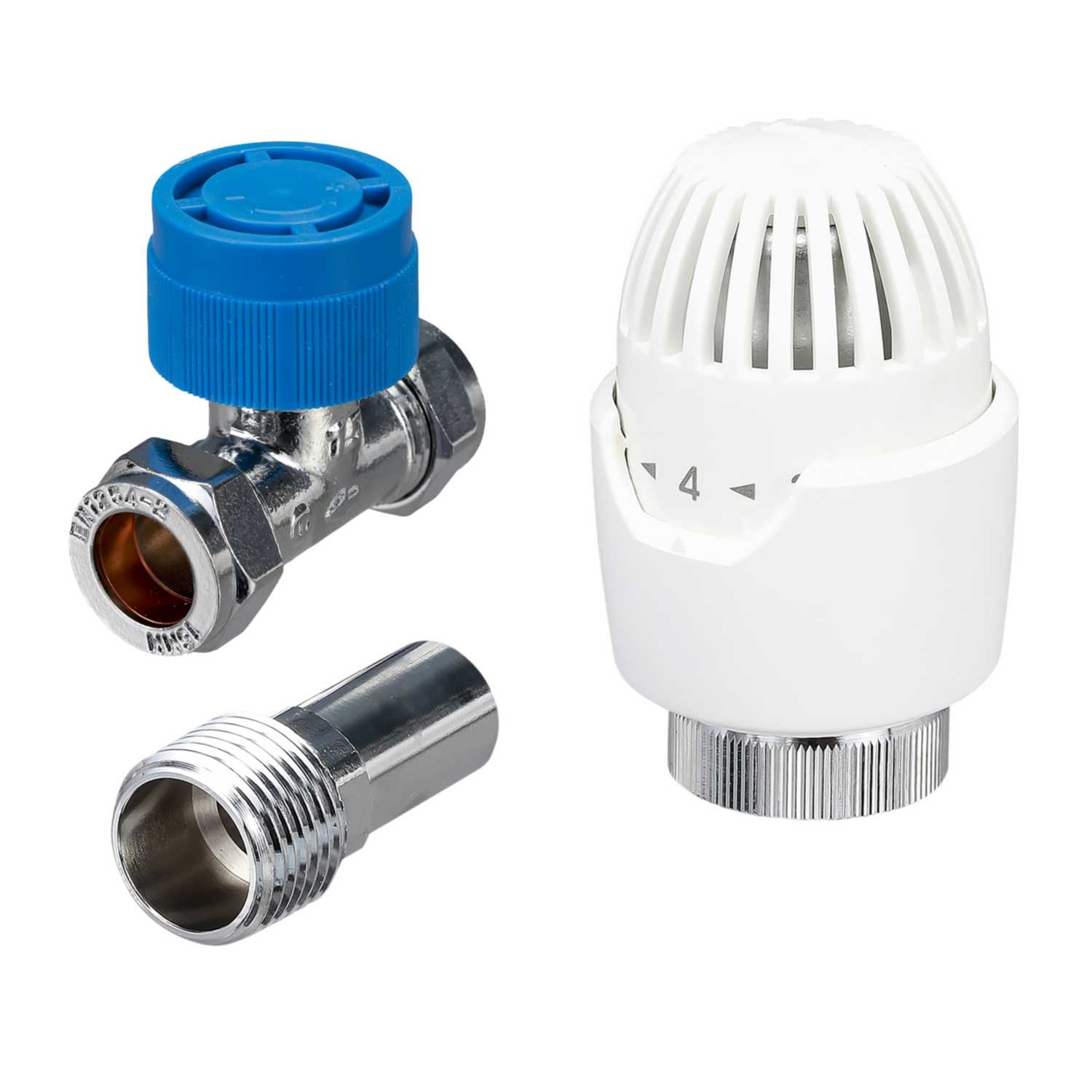 Drayton RT212 15mm Straight Thermostatic Radiator Valve White (08 09 ...