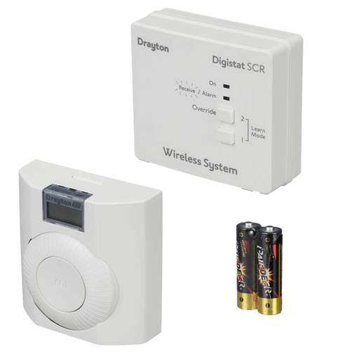 Drayton Digistat+RF Wireless Room Thermostat and Receiver (RF601N) | CEF