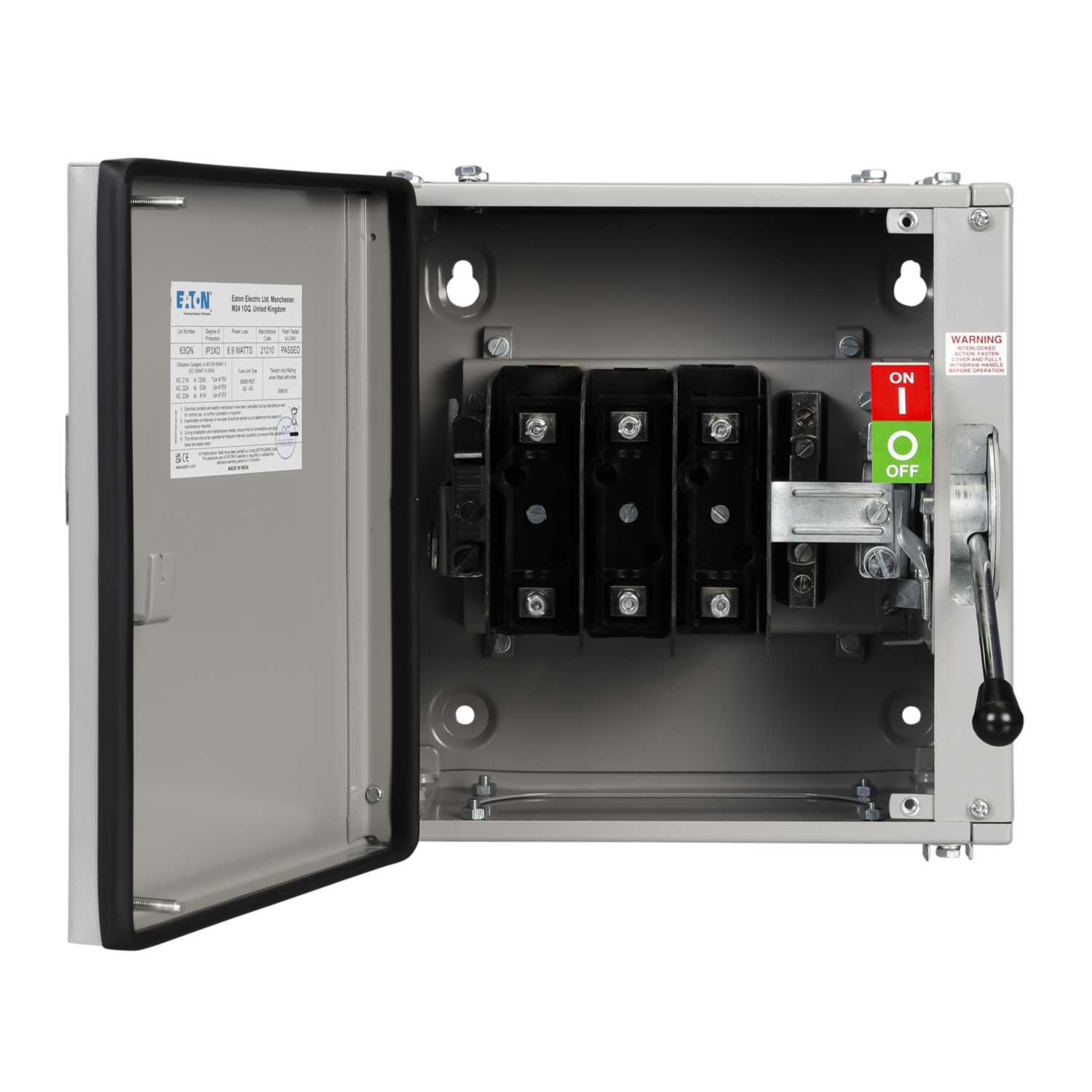 Eaton Glasgow 63A TP+N Fuse Switch Disconnector (63GN) | CEF