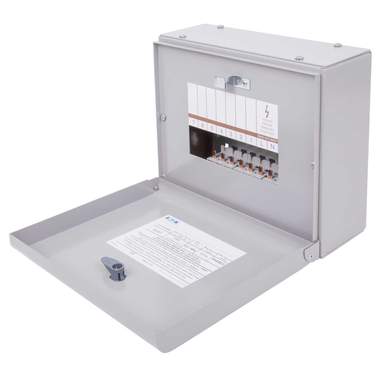 Eaton 7 Way 125A SP+N Metalclad Distribution Board without Incomer ...