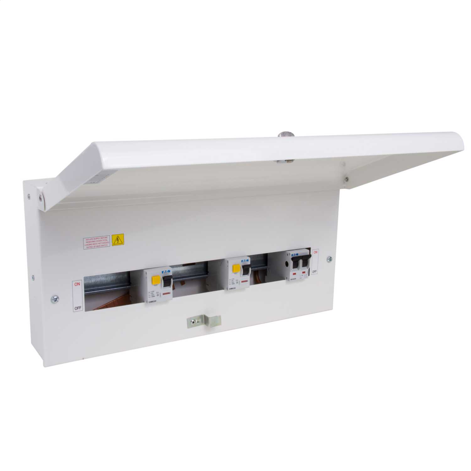 Eaton 14 Way Flexible Dual 63A RCD Metal Clad Consumer Unit ...
