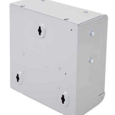 Eaton 6 Module Modular Enclosure with DIN Rail Unglazed Door Grey ...