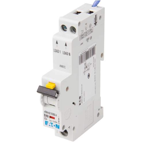 Eaton 40A Single Pole 1 Module B Curve 10kA 30mA Type A RCBO (EMBH140R30C) | CEF