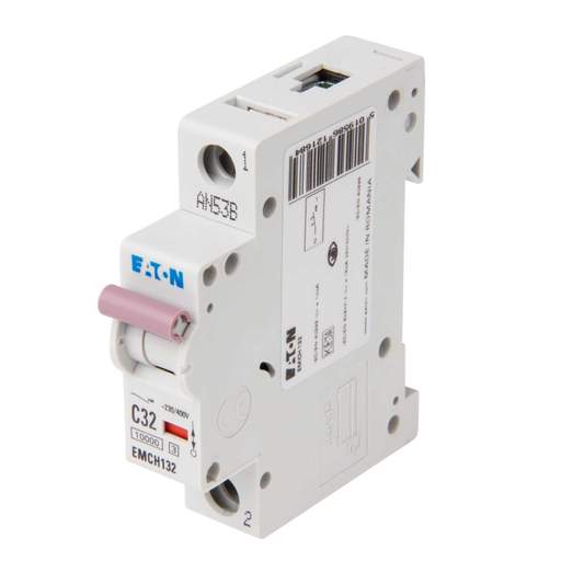 Eaton Memshield 3 32A Single Pole 10kA C Curve MCB (EMCH132) | CEF