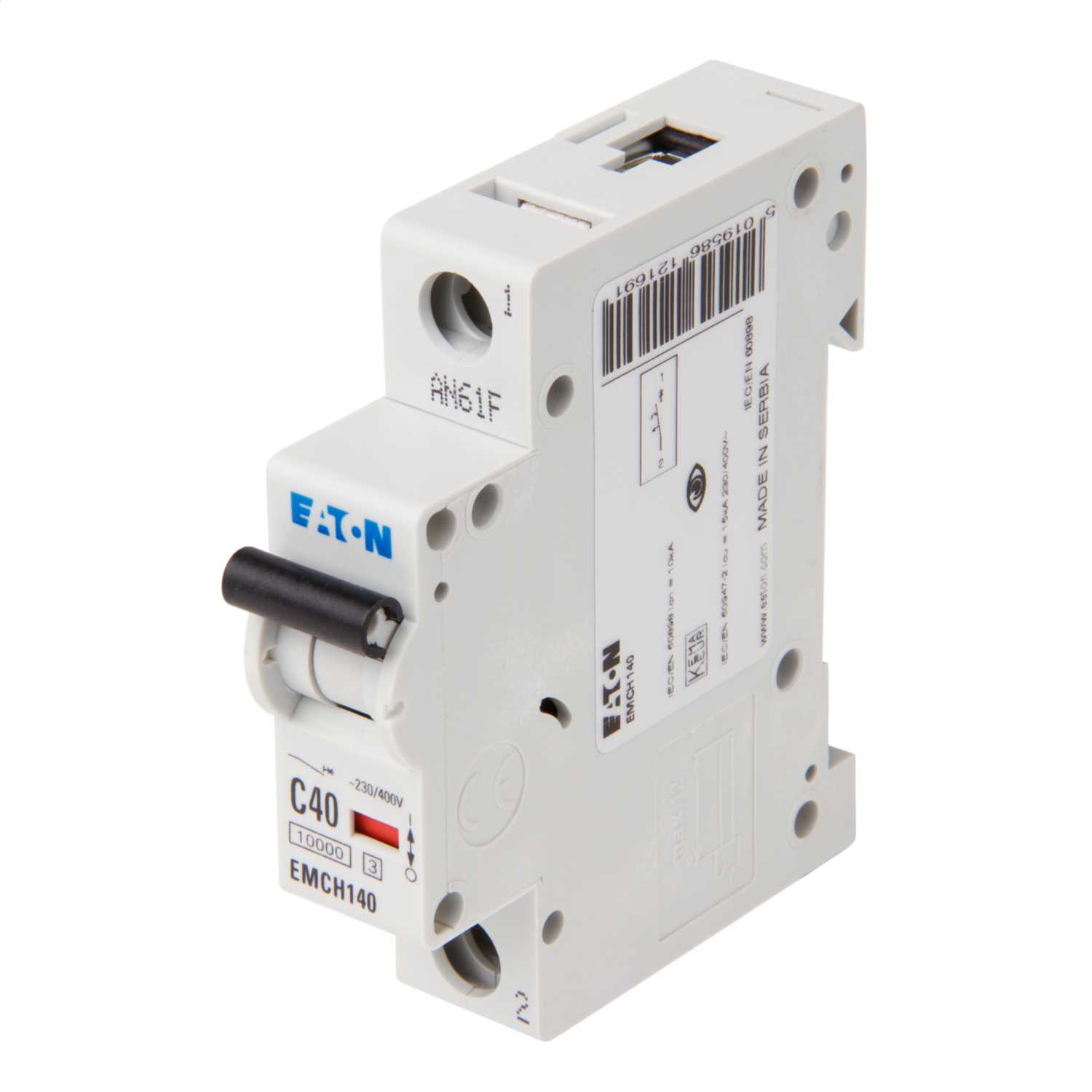 Eaton Memshield 3 40A Single Pole 10kA C Curve MCB (EMCH140) | CEF