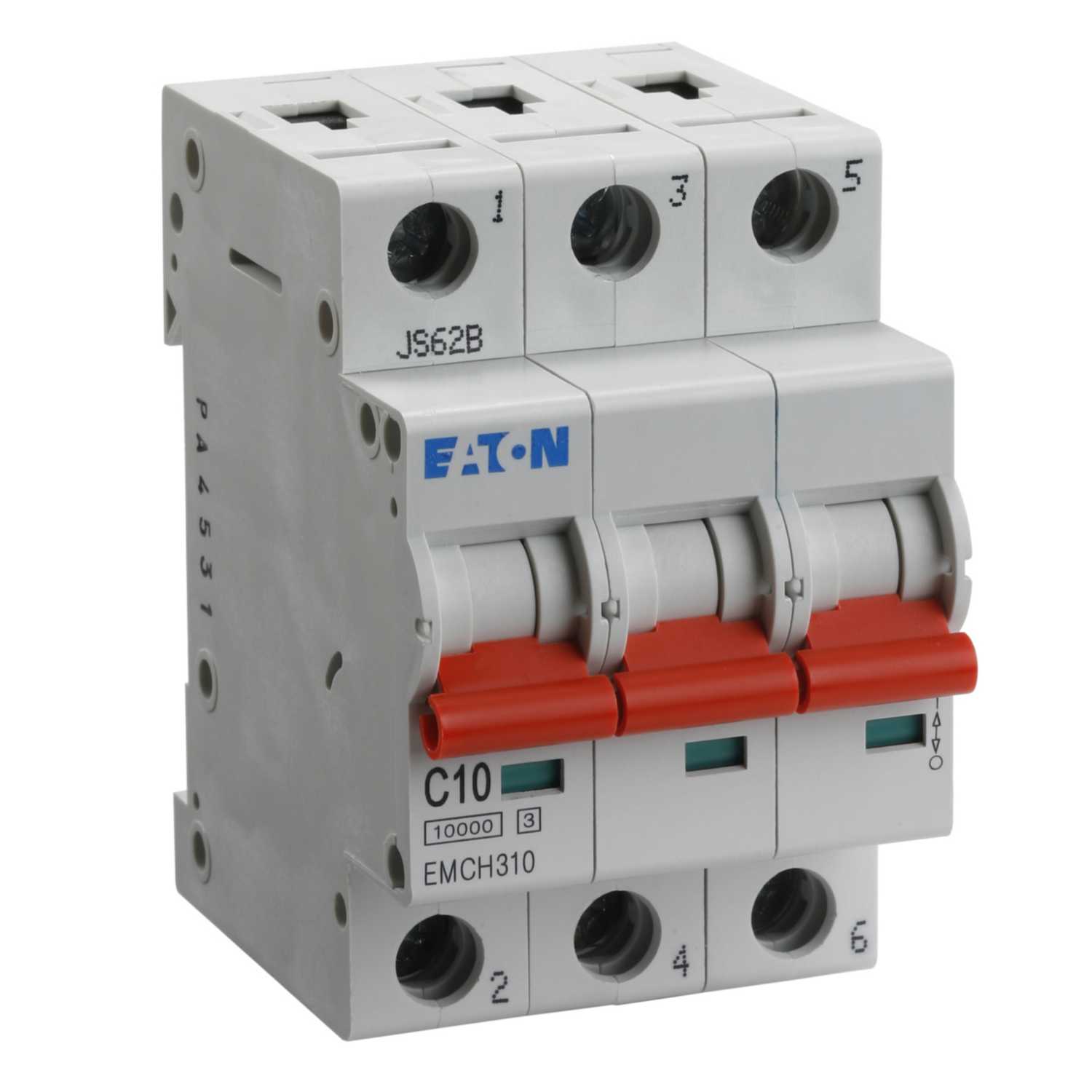 Eaton Memshield 3 10A Triple Pole 10kA C Curve MCB (EMCH310) | CEF