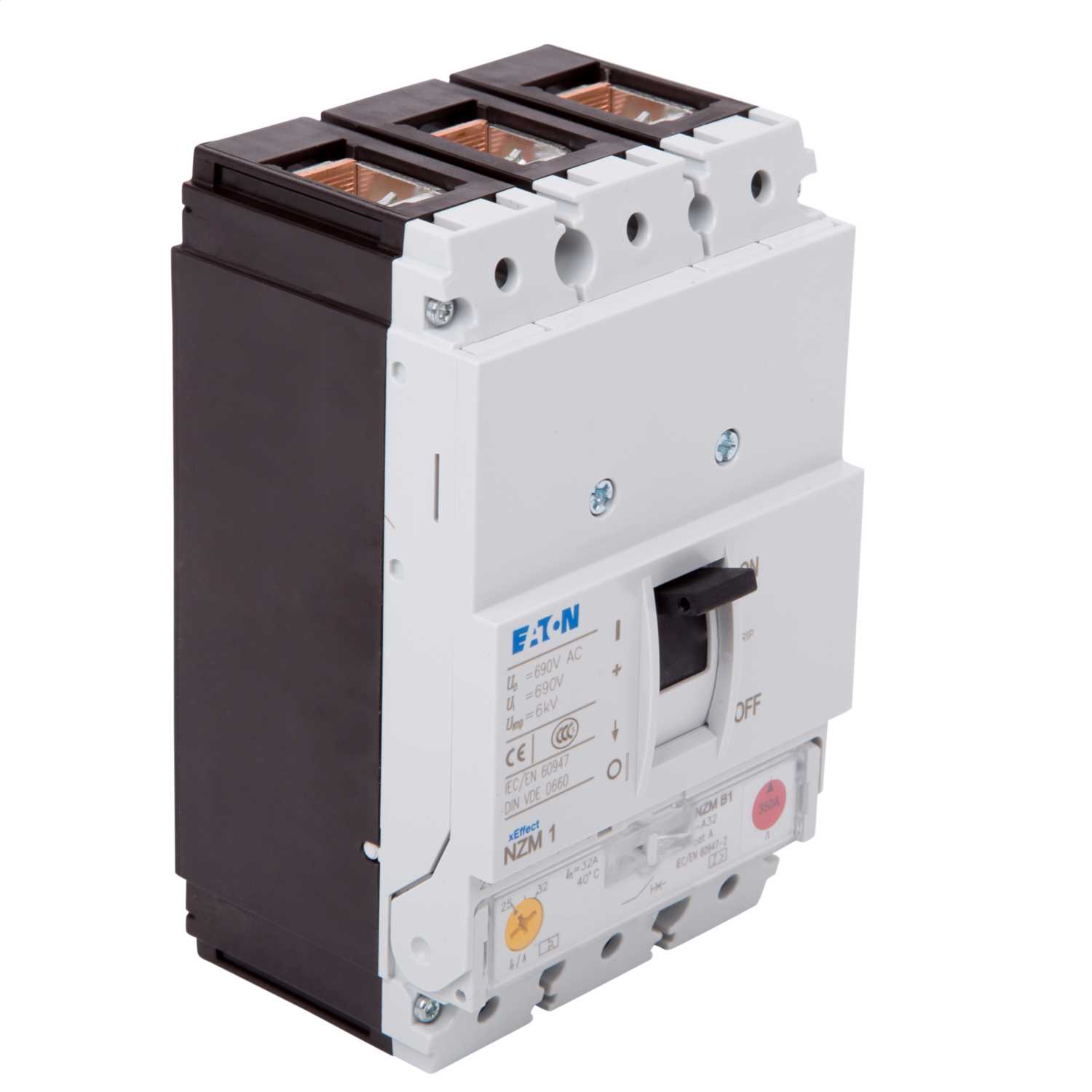 Eaton 32A Triple Pole 25kA MCCB (NZMB1-A32) | CEF