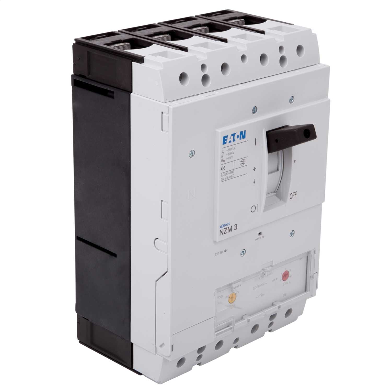 Eaton 250A 4P 50kA MCCB (NZMN3-4-A250) | CEF