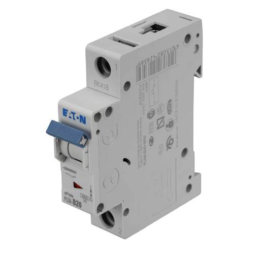 Eaton 20A Single Pole 6kA B Curve MCB (PLS6-B20-MW) | CEF