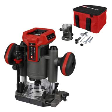 Einhell Professional TP-RO 18 Set Li BL-Solo 18V 6 / 8mm Palm Router ...