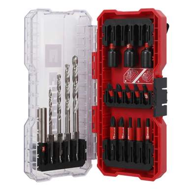 Einhell 18 Piece S-Case Impact Drill and Screwdriver Bit Set (49108709) | CEF