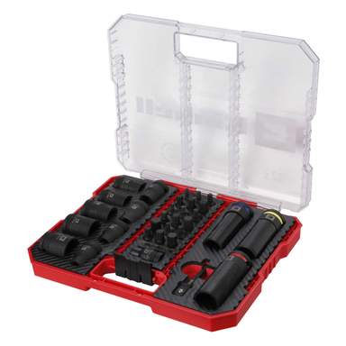 Einhell 32 Piece XL Case ½'' Drive Impact Socket and Bit Set (49109288) | CEF