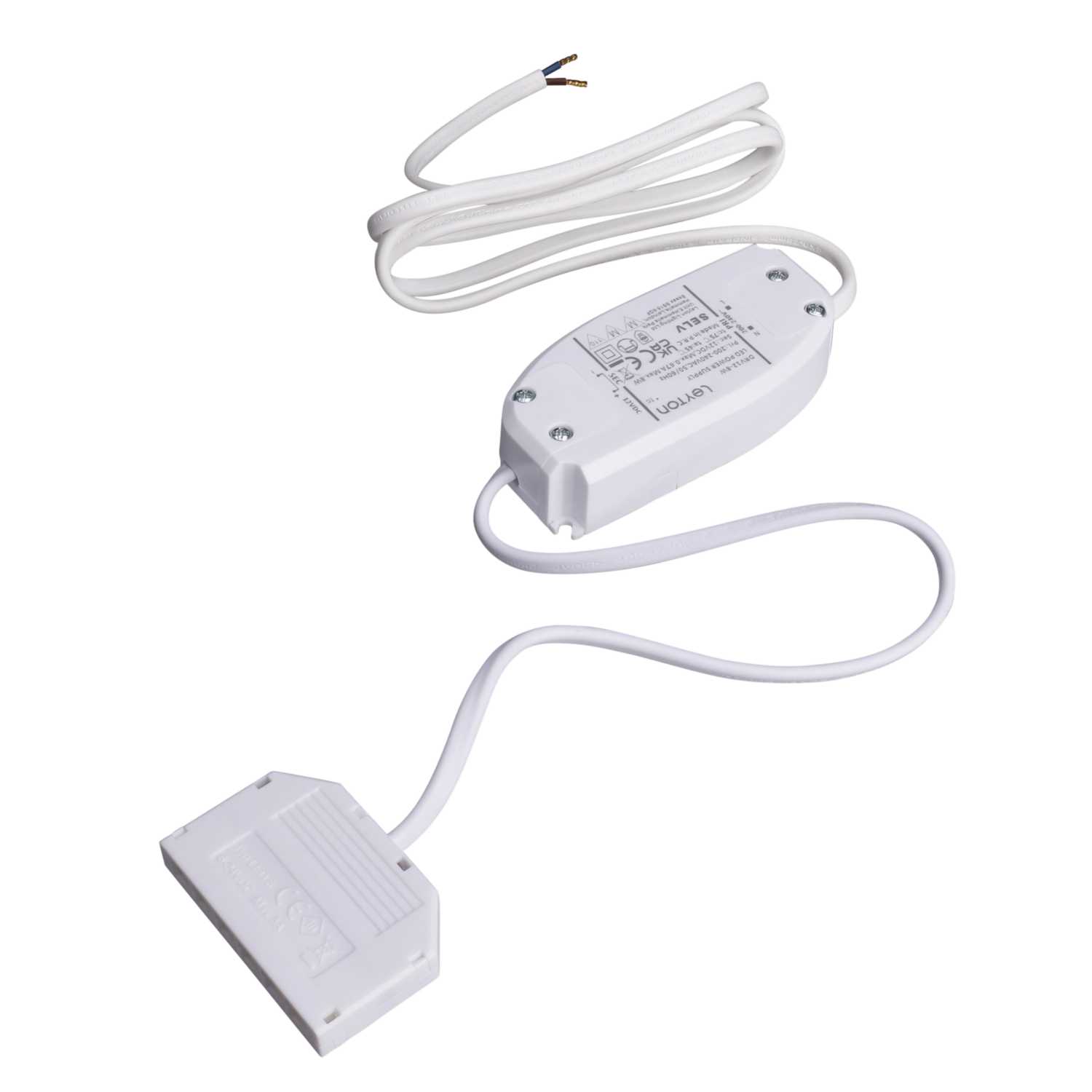 ELD 12V DC 8W LED Driver with 6 Way Top Socket (DRV12-8W-TOP6-1M) | CEF