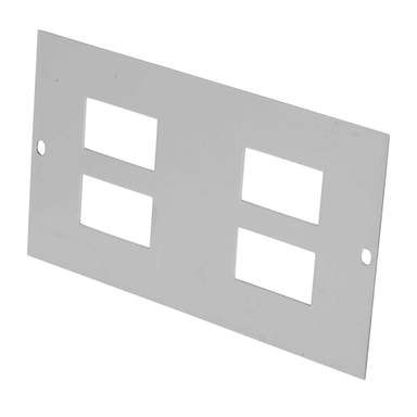 Electrak 4 Module Data Telecom Plate for Floor Box (CR024) | CEF