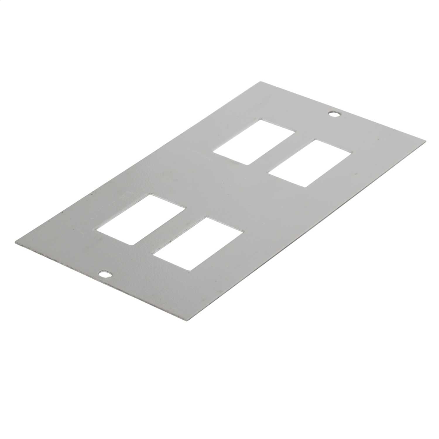 Electrak 4 Module Data Telecom Plate for Floor Box (CR024) | CEF
