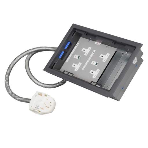 Electrak 24 3 Compartment Box with 3m 2P+E Tap-Off and 2 Twin RCD ...