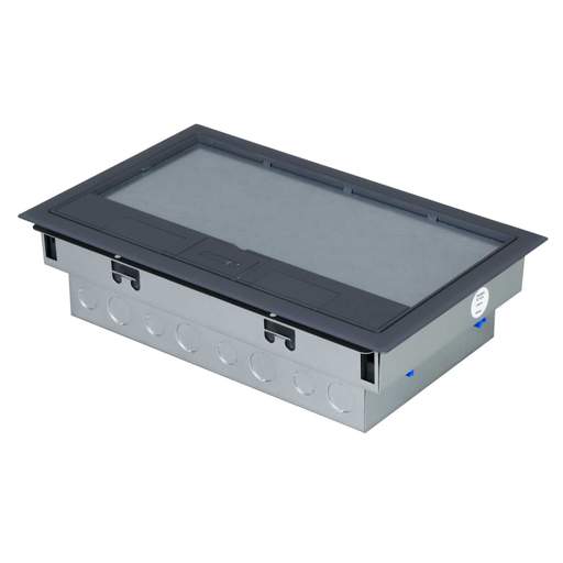 Electrak 4 Compartment Floor Box 110mm Separate Compartment Base ...