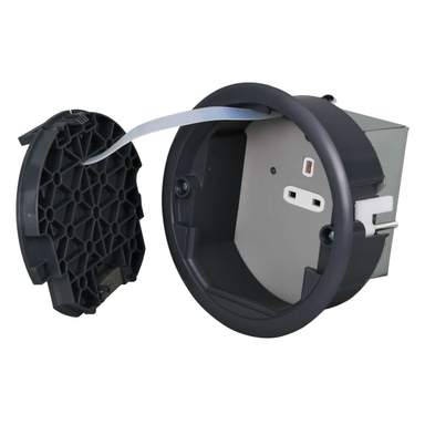 Electrak 169mm Ø Cleaners Floor Grommet with Single Unswitched Socket ...