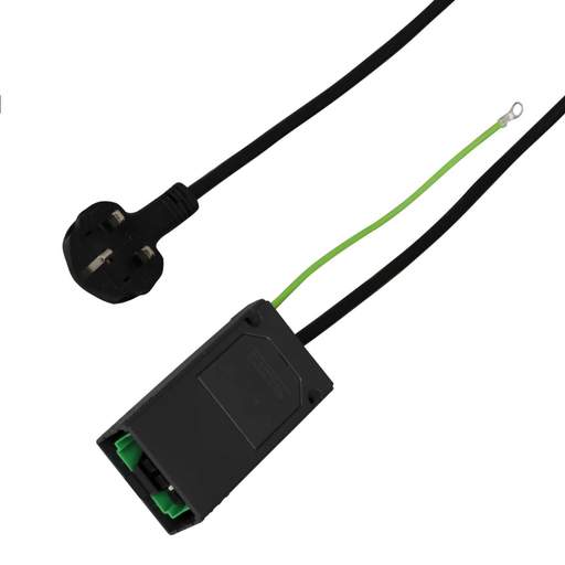 Electrak 2m 13A Fused Plug to 16A Feed Module (IAB002A) | CEF