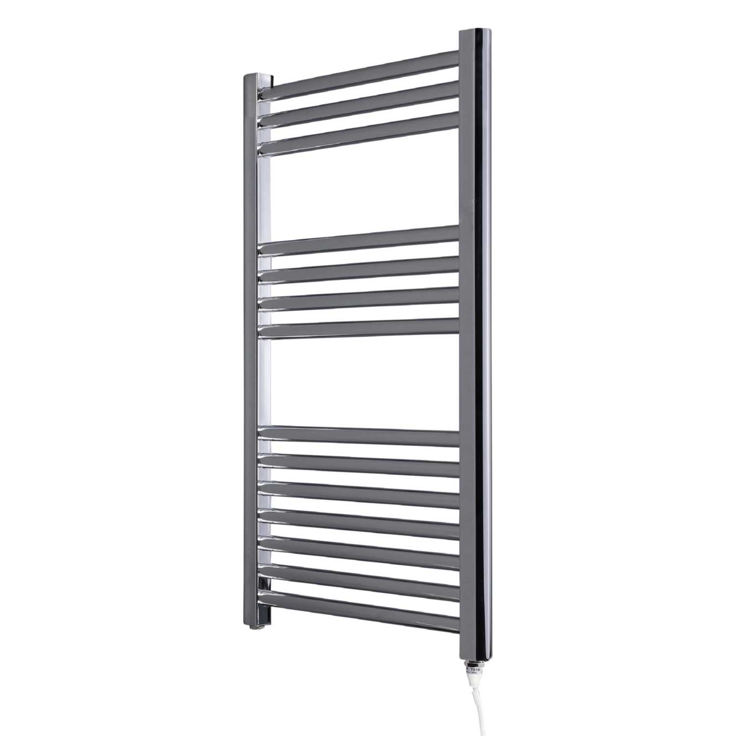 Elnur 150W Electric Towel Rail Ladder Style Straight Chrome (TBC150) | CEF