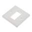 Emitex 1 Gang 1 Euro Module Face Plate (EM01.007) | CEF