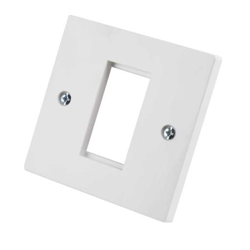 Emitex 1 Gang 1 Euro Module Face Plate (EM01.007) | CEF