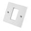 Emitex 1 Gang 1 Euro Module Face Plate (EM01.007) | CEF