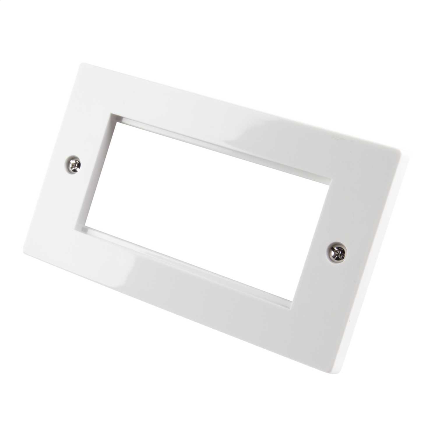 Emitex 2 Gang 4 Euro Module Face Plate (EM01.009) | CEF