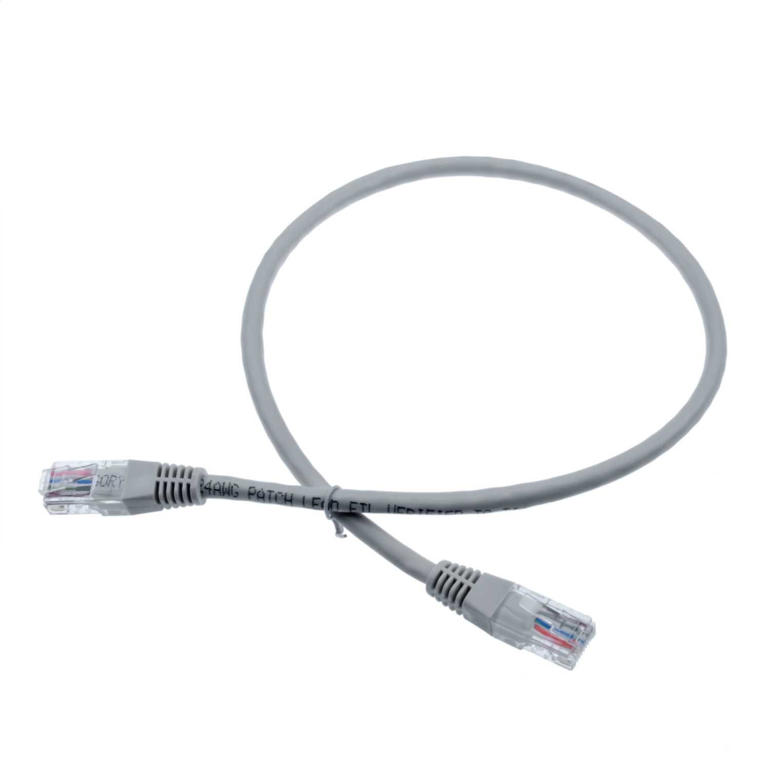 Emitex 0.5m CAT5E UTP Booted Patch Lead Grey (EM03.001) | CEF