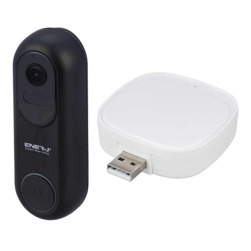 Enerj 1080P Wired and Wireless Video Doorbell with USB Chime (SHA5357 ...