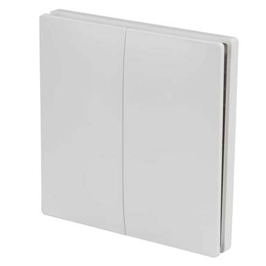 Enerj ECO Range 2 Gang Wireless Kinetic Switch White (WS1051X) | CEF