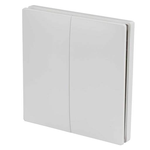 Enerj ECO Range 2 Gang Wireless Kinetic Switch White (WS1051X) | CEF