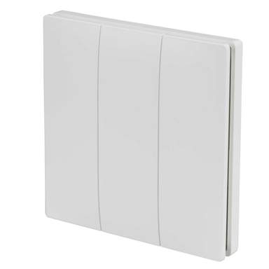 Enerj ECO Range 3 Gang Wireless Kinetic Switch White (WS1052X) | CEF
