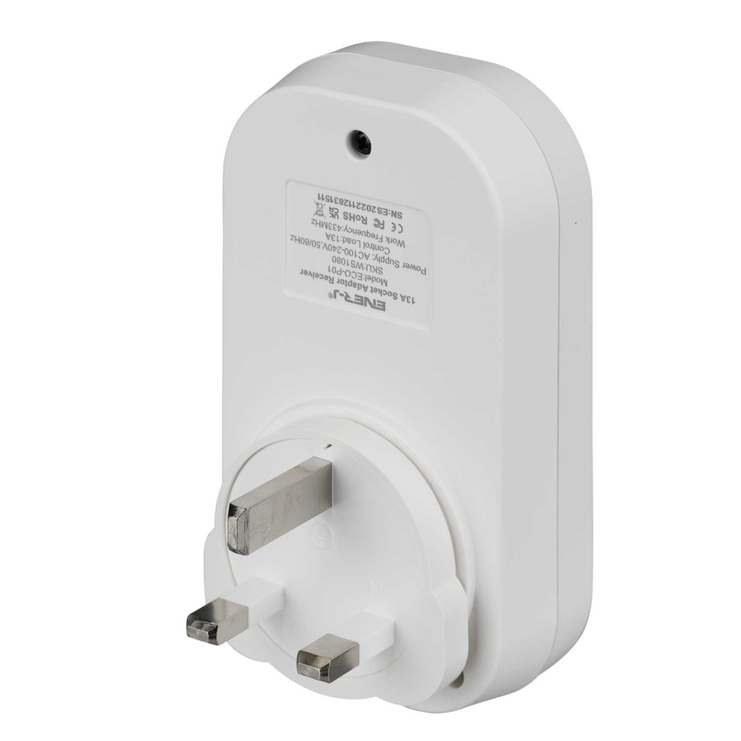 Enerj ECO Range 13A RF Socket Adaptor (WS1080) | CEF